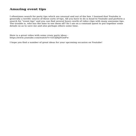 Wonderful reception tips | PDF