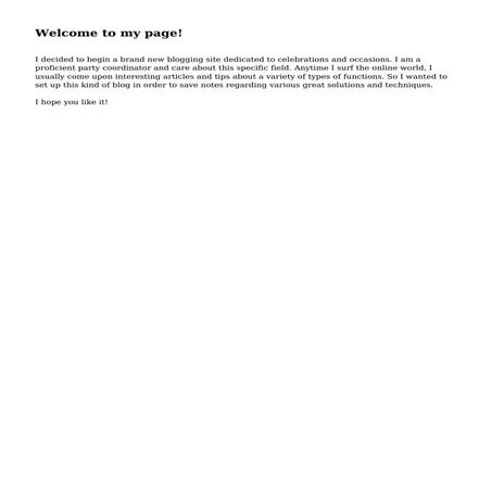 Welcome to my site! | PDF