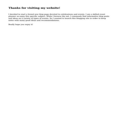 Thanks for visiting my page! | PDF
