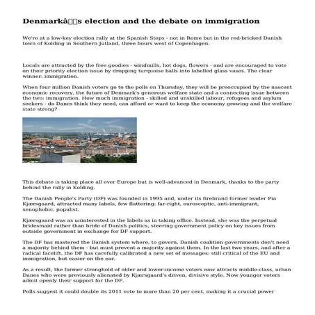 Politics of Denmark | PPTX