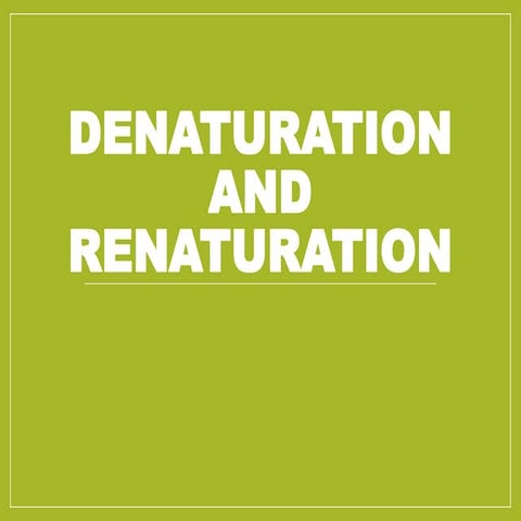 de and renaturation of dna.ppt