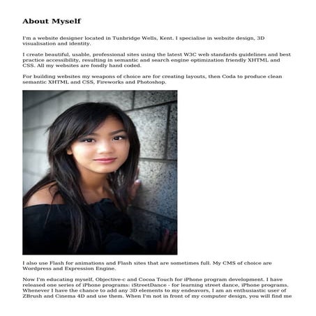 About Myself | PDF