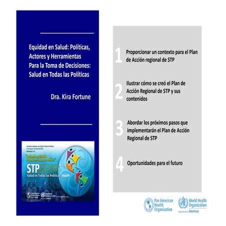 . Equidad en Salud: Políticas, Actores y Herramientas para la Toma de ...