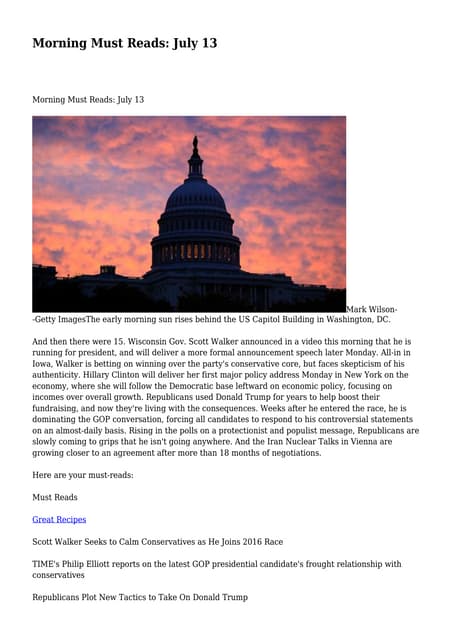 Michael Bloomberg Biography | PDF