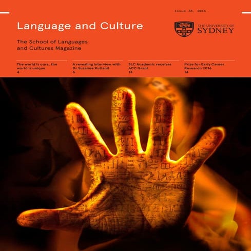 The University of Sydney's School of Languages and Culture Magazine ...