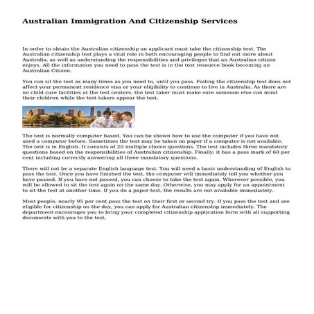 Mastering Australian Citizenship A Comprehensive Look at the ...