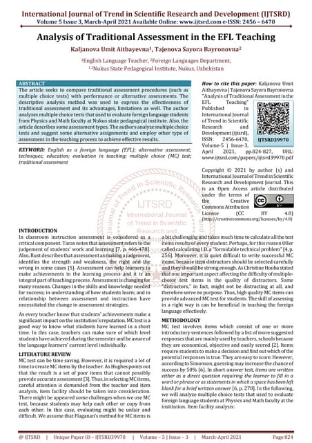 Assessment and TOS Making | PDF | Standardized Testing | Educational ...