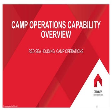 Camp Operations Overview 05062015 | PDF