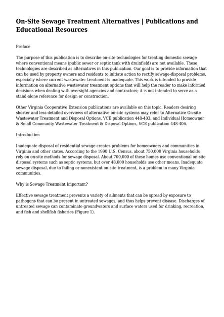 Trickling Filter, Wastewater Treatment method | PDF