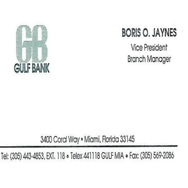 Gulf Bank - Business Card | PDF
