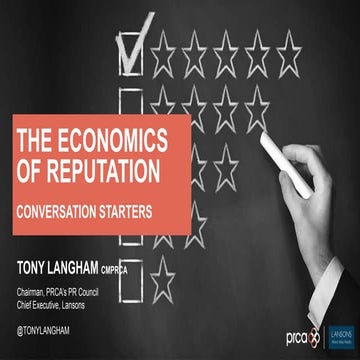 The Economics of Reputation | PPTX