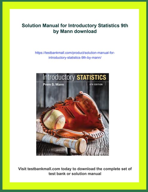 Unit 9 introduction to ih stat | PPTX