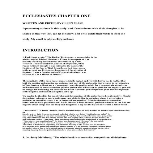 144501661 ecclesiastes-chapter-one | PDF