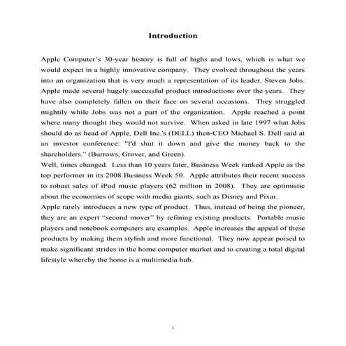 14459393 major-project-report-on-apple-inc (1) | DOC