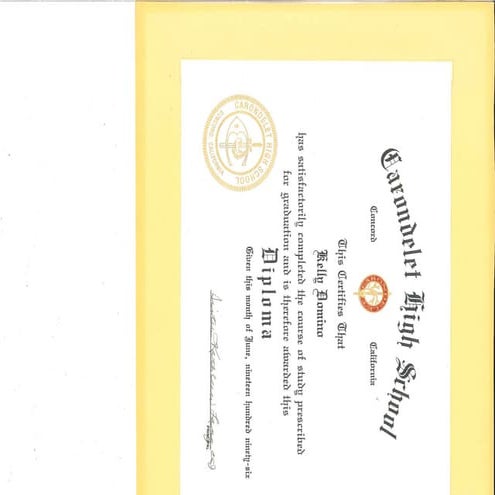 HS Diploma.Domino.K | PDF