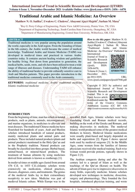 islamic medicine - power point | PPSX