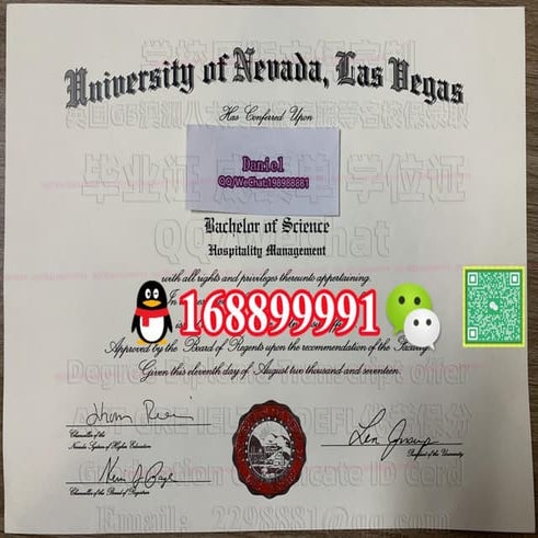 University of Nevada Las Vegas degree offer diploma Transcript | PDF ...