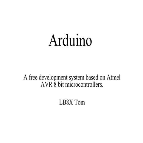 Introduction Arduino uno