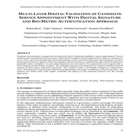 MULTI-LAYER DIGITAL VALIDATION OF CANDIDATE SERVICE APPOINTMENT WITH ...