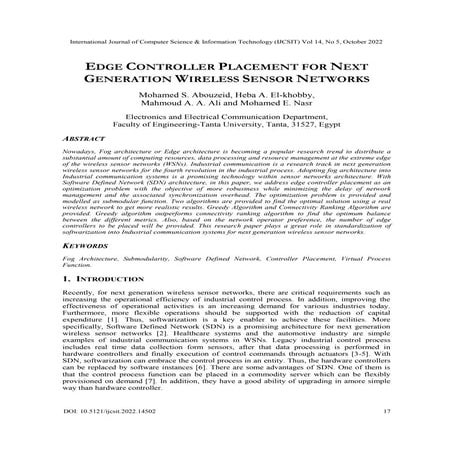 Dynamic SDN Controller Placement based on Deep Reinforcement Learning | PDF