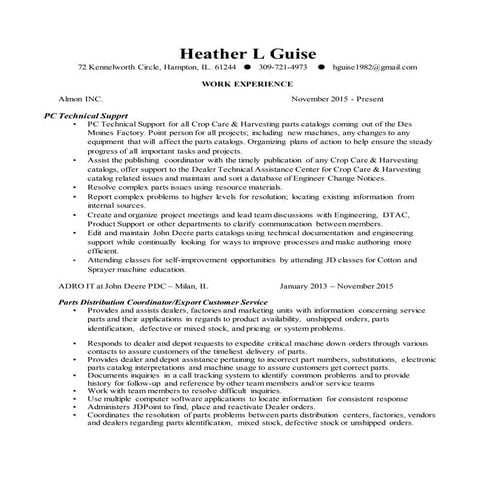 Resume - Ryan Osowski | DOC