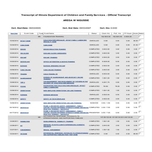 Transcript of Illinois Department of Children and Family Services | DOCX