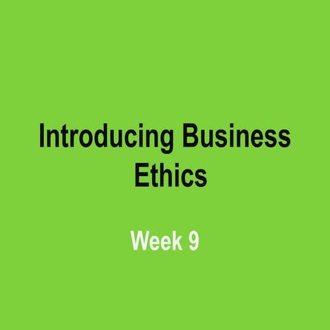 Chap9 business ethics_powerpoint | PPT