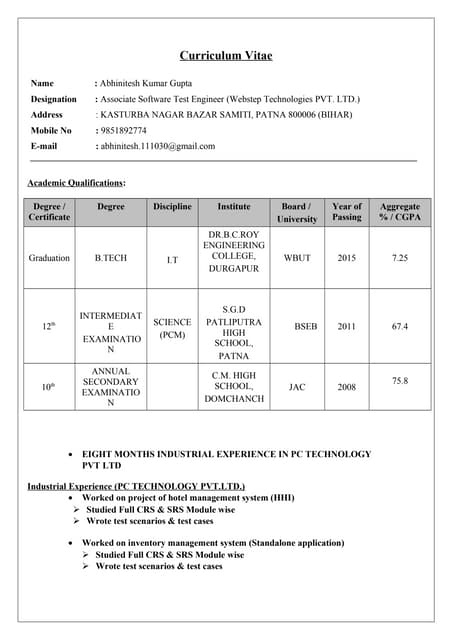 shubham_gupta_resume | DOC | Programming Languages | Computing