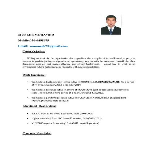 Muneeb Mohamed CV (3)(1) | DOCX