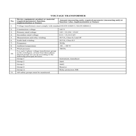 145 k v voltage transformer | PDF