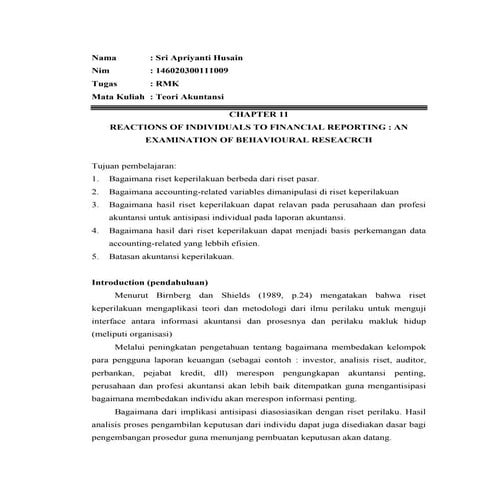 146020300111009 sri apriyanti husain ta_chapter 11 | PDF