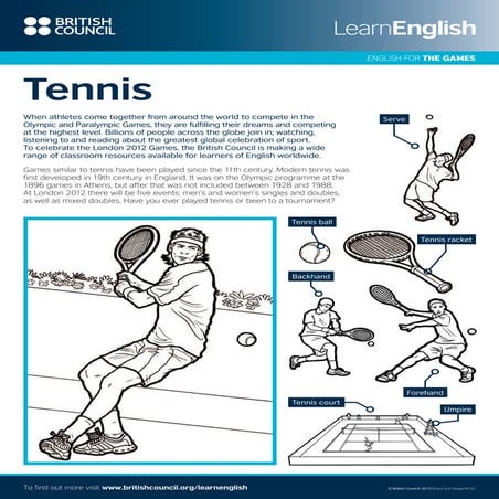 146129114 sports-worksheets-tennis-2 | PDF