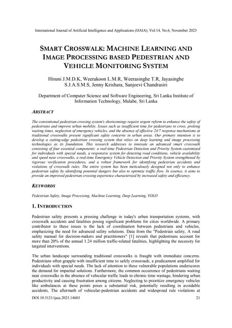Intelligent Traffic Light Control System | PDF | Cameras and Camcorders ...