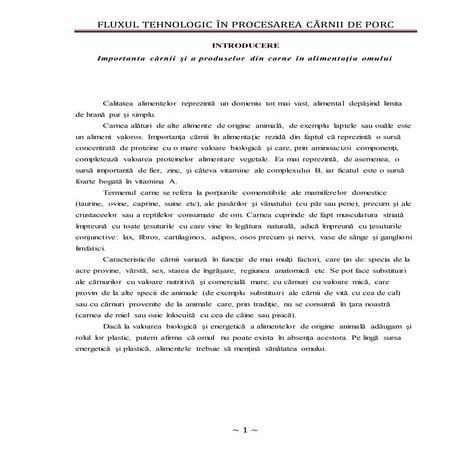 146365724 fluxul-tehnologic-in-procesarea-carnii-de-porc | DOC