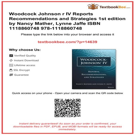 Comprehensive Guide to Woodcock Johnson IV Reports and Educational ...