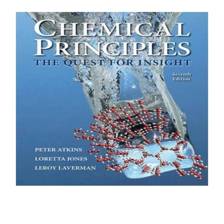 Chemical Principles - Peter Atkins - The Quest for Insight eBook | PDF