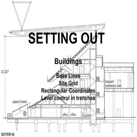 Setting out of Building | PDF