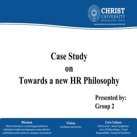 Case study on New HR Policy( Human Resource) | PPT
