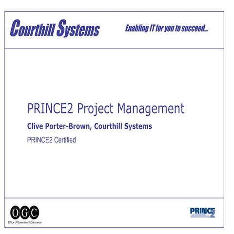 Prince 2: project managment Document, End stage report | DOC