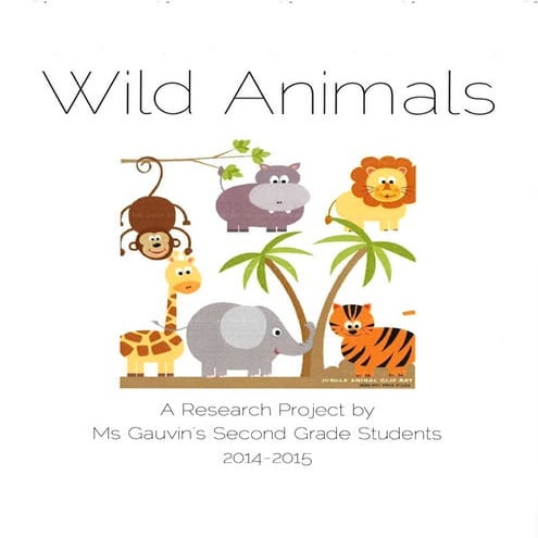 Wild Animals Research Project - Gauvin | PDF