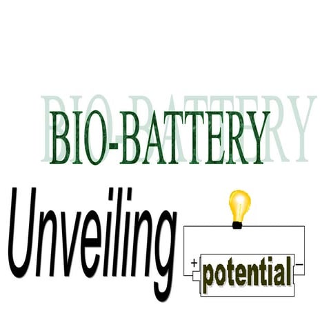 Bio-Battery.ppt | Power and Energy Industry | Industries