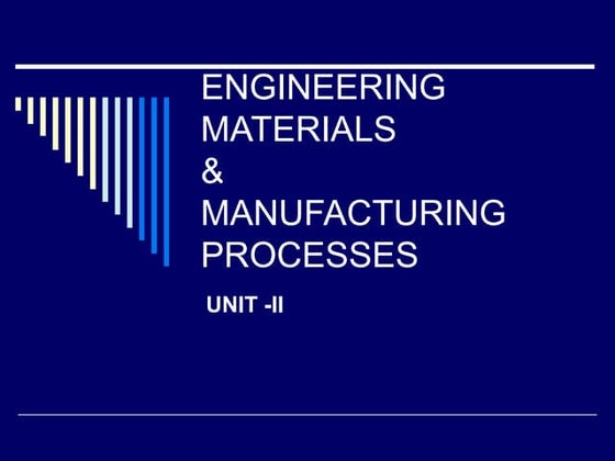 Chapter 1 INTRODUCTION TO MATERIAL SCIENCE AND METALLURGY | PPT
