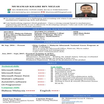 RESUME MUHAMAD KHAIRI | PDF