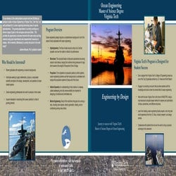 Ocean Engineering Graduate Brochure | PDF