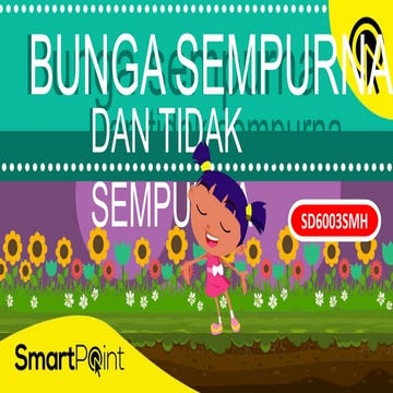 Ciri ciri bunga sempurna dan tidak sempurna | PPSX