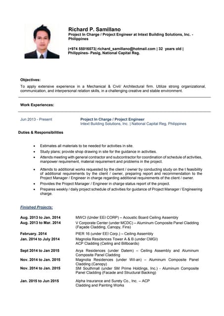 Ricardo Leyva - Curriculum Vitae (2016) | DOCX | Manufacturing Industry ...