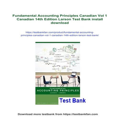 Fundamental Accounting Principles Canadian Vol 1 Canadian 14th Edition ...