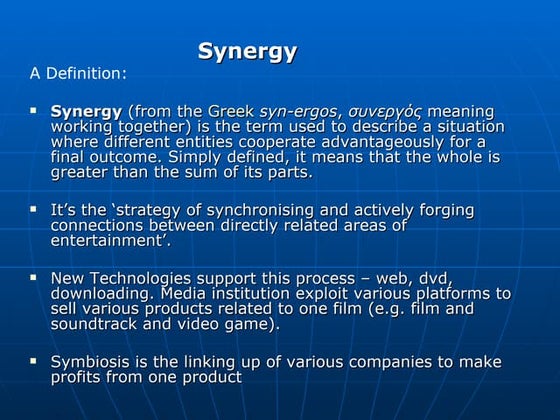Media convergence and synergy | PPTX | Soundtracks, TV and Showtunes | Music