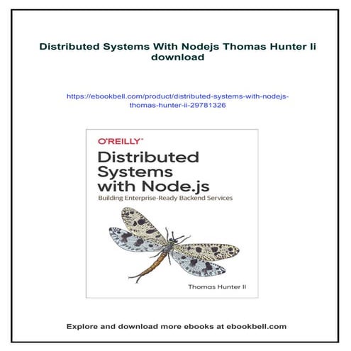 Distributed Systems With Nodejs Thomas Hunter Ii | PDF