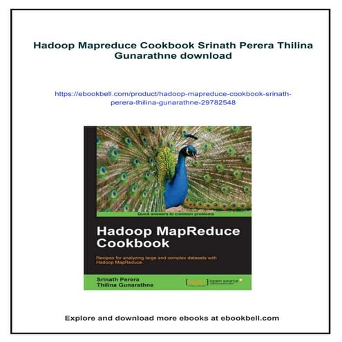 Hadoop Mapreduce Cookbook Srinath Perera Thilina Gunarathne | PDF